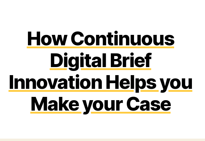 How Continuous Digital Brief Innovation Helps you Make your Case | TypeLaw